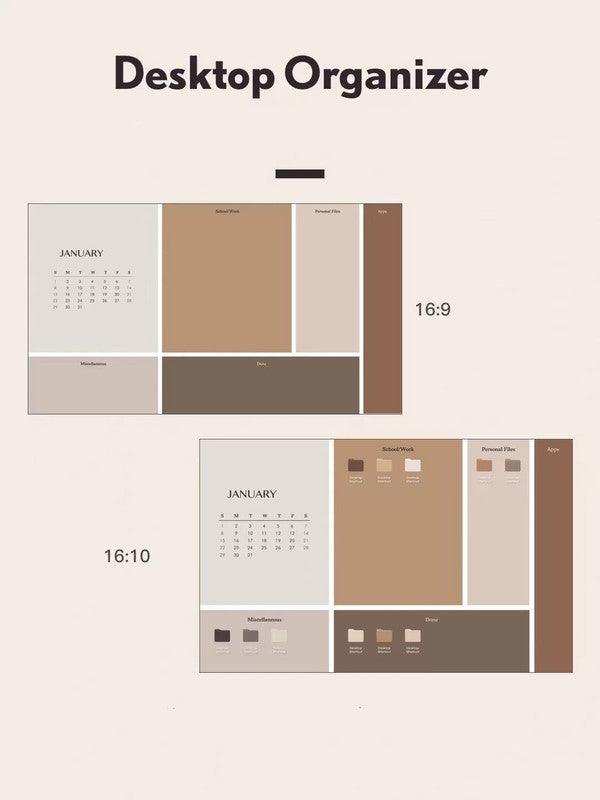 2024 Desktop Wallpaper Organizer Backgrounds HD - Brown serenity for W ...